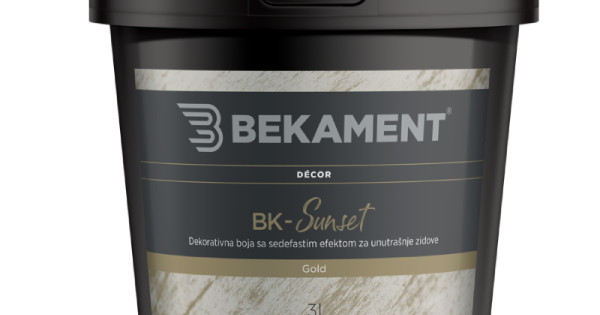 Bekament BK - SUNSET 3 lit - Zlatni