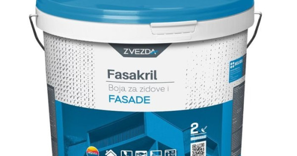 FASAKRIL Boja za zidove I fasade (na bazi vode) 15 lit